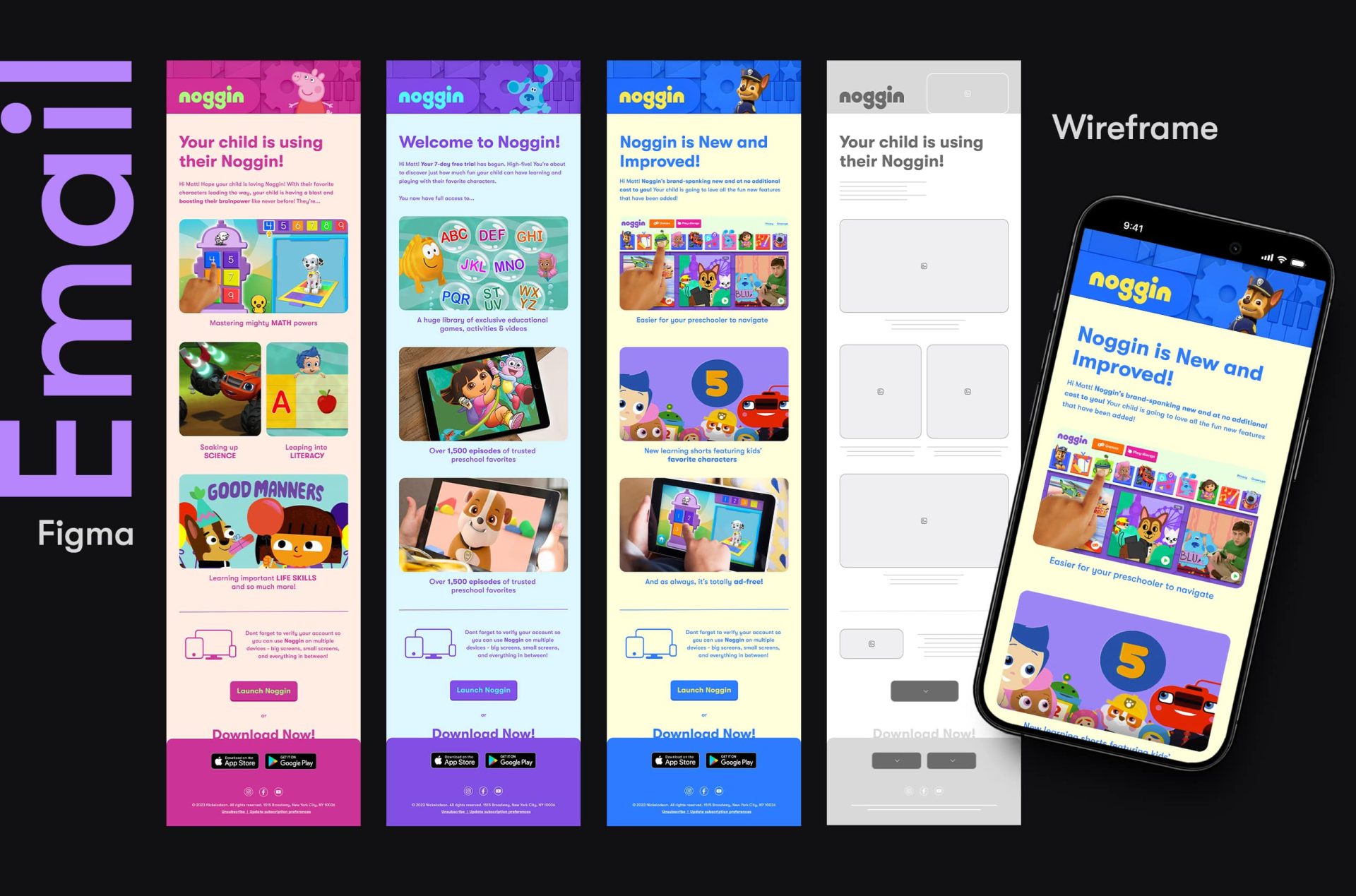Noggin App – Thanh Nguyen | Design, Illustration, Art Direction
