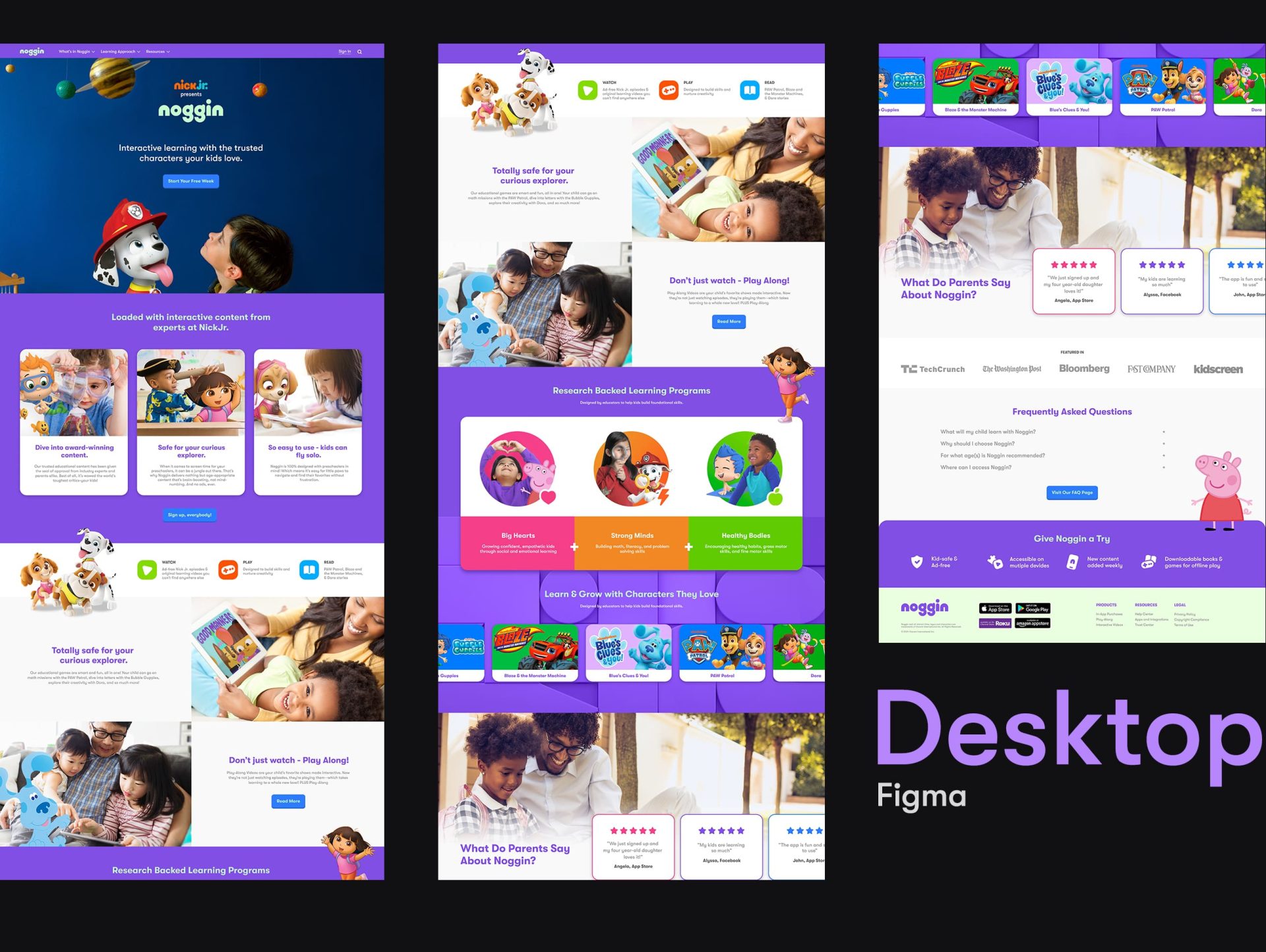 Noggin App – Thanh Nguyen | Design, Illustration, Art Direction